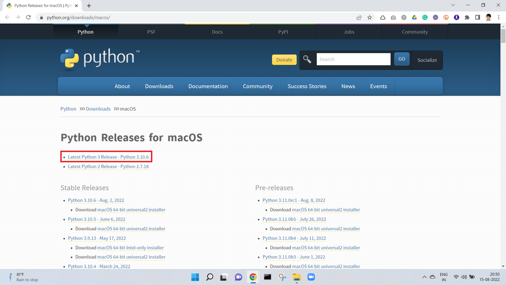 Download, Setup & Install Python on macOS [Updated - 2022]